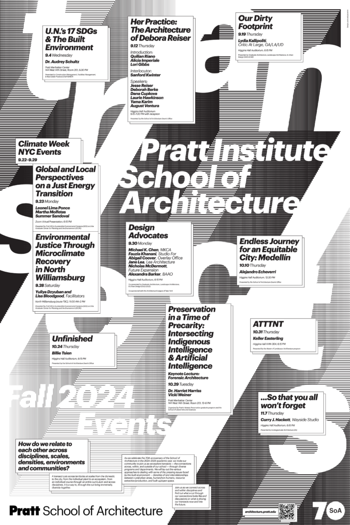 SoA’s Fall ‘24 Lecture Poster Earns Third Place in Archinect Contest ...