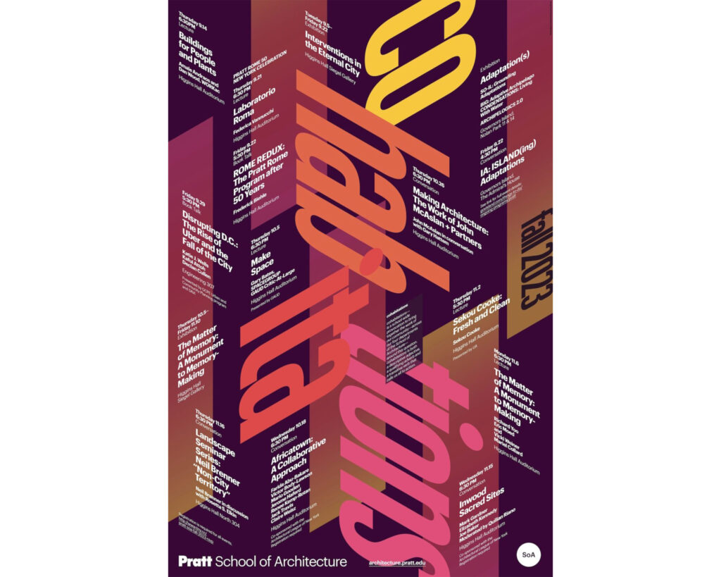 School of Architecture Fall 2023 Lecture Series - School of Architecture