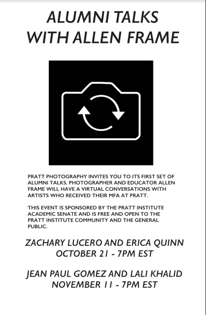 Alumni Talks with Allen Frame – Zachary Lucero and Erica Quinn
