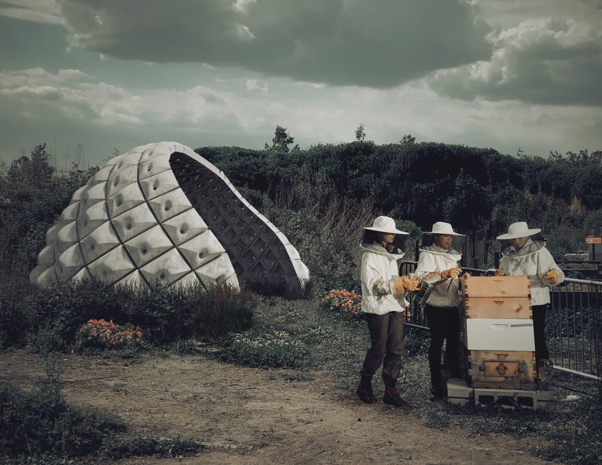 Pollinators Pavilion - Pratt Institute