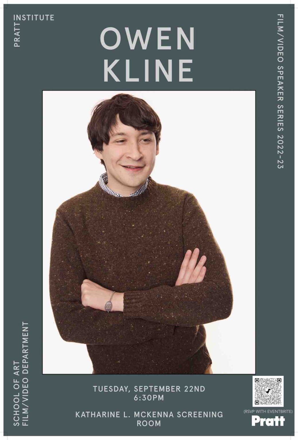 The Film/Video Department is pleased to present a conversation with former Pratt F/V student ...