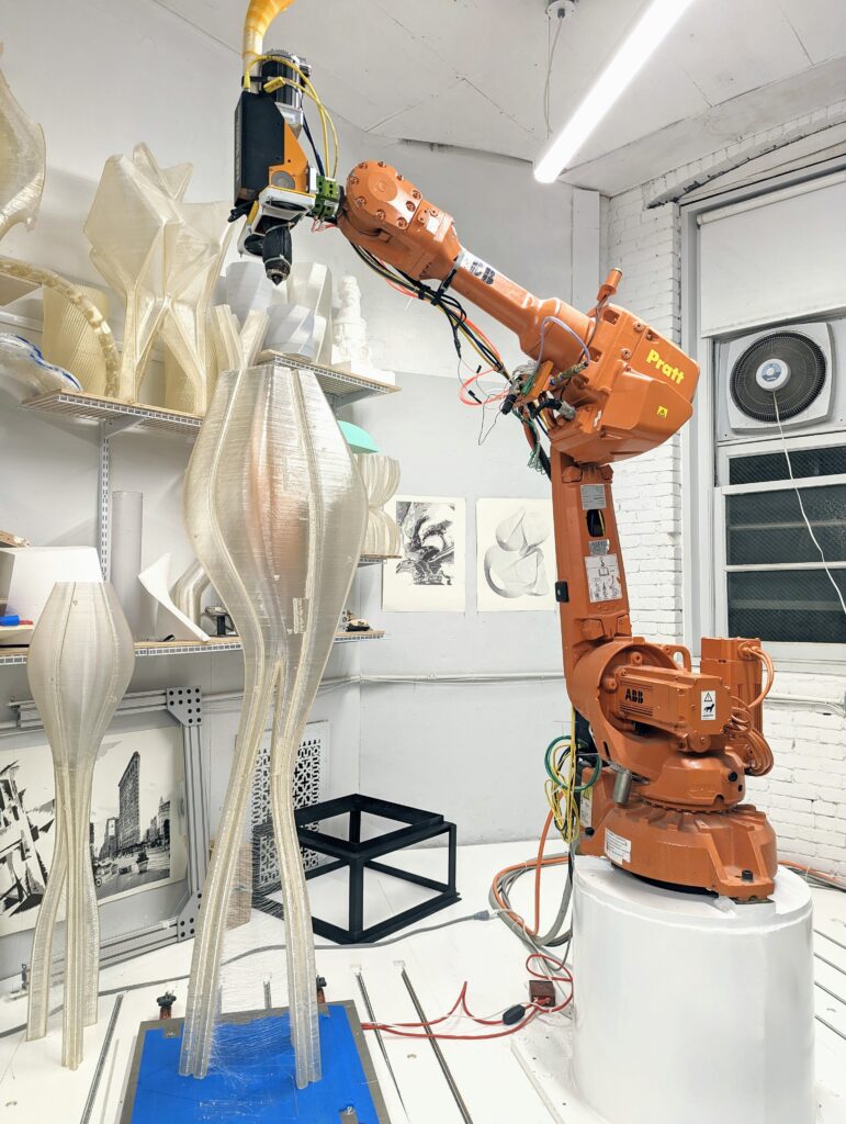 Cephalic Structures: Robotically Printed Eco-Composites - Pratt Institute
