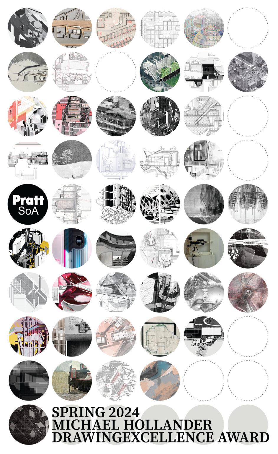 Pratt Shows: Spring 2024 Michael Hollander Drawing Excellence Awards