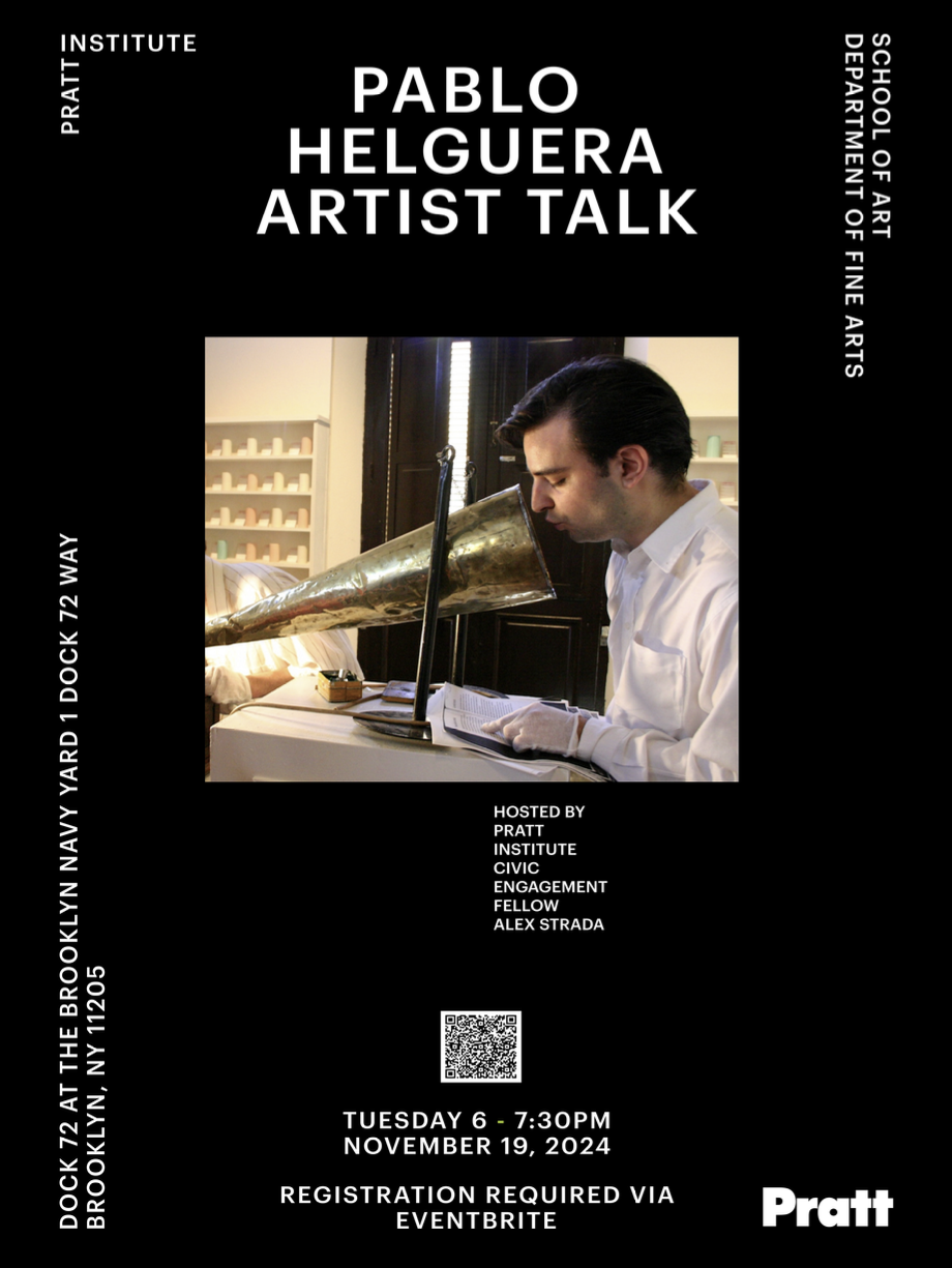 Artist talk with Pablo Helguera